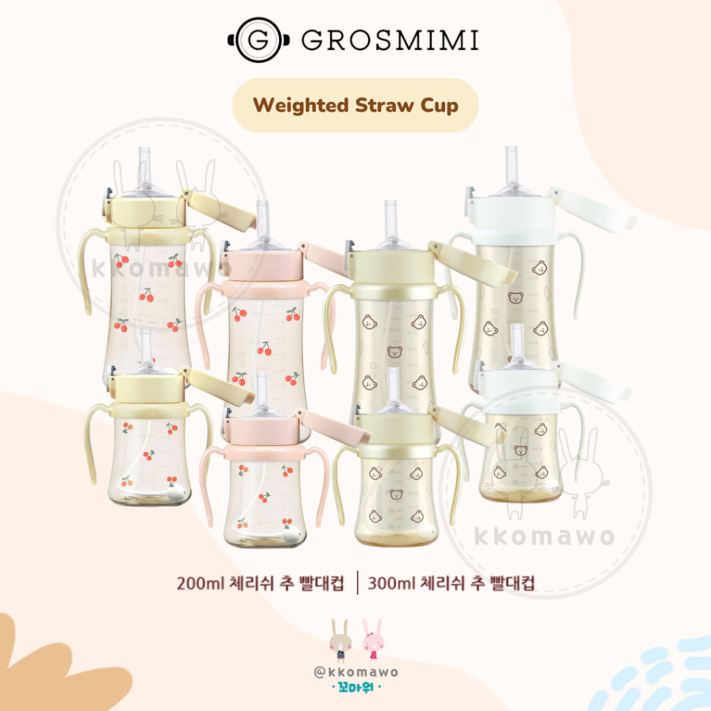 Jual Grosmimi Weighted Straw Cup | Shopee Indonesia