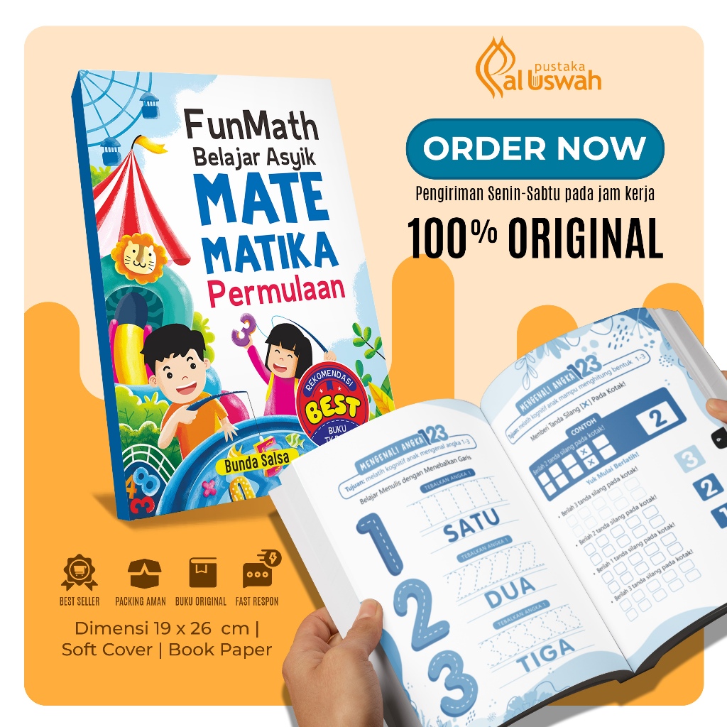 Jual BUKU ANAK TK DAN PAUD REKOMENDASI : FUN MATH BELAJAR ASYIK ...