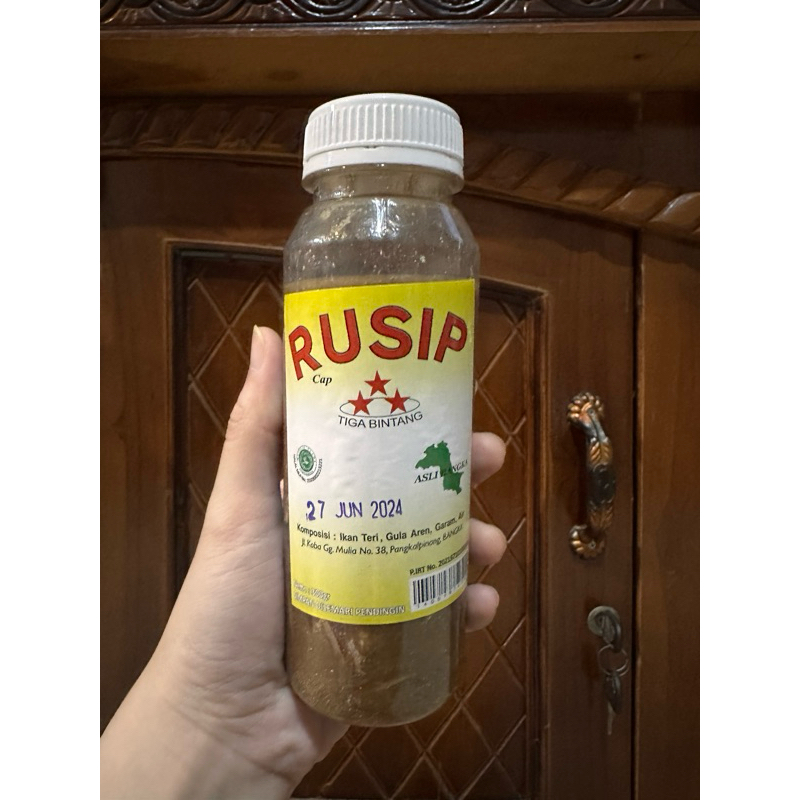 Jual RUSIP IKAN CAP TIGA BINTANG 300gr//MAKANAN KHAS BANGKA//OLEH-OLEH ...