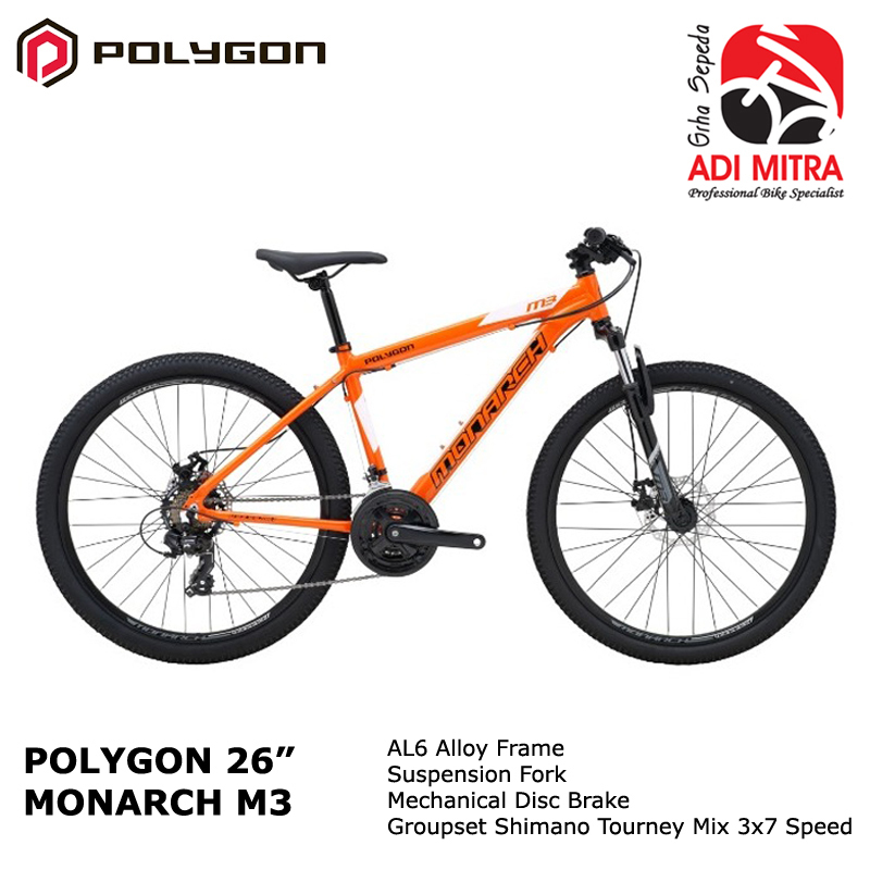 Jual Polygon Monarch M3 Sepeda MTB [26 Inch] | Shopee Indonesia