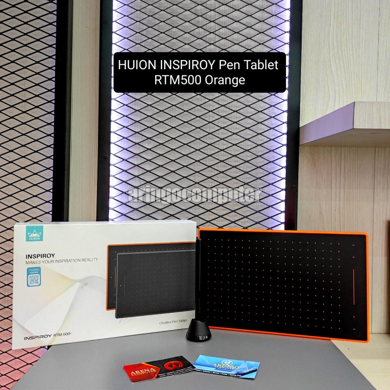 Jual Mouse HUION INSPIROY Pen Tablet RTM500 Orange | Shopee Indonesia