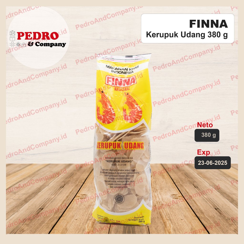Jual Finna - Krupuk udang nasional/ shrimp cracker (380 gr) kuning ...