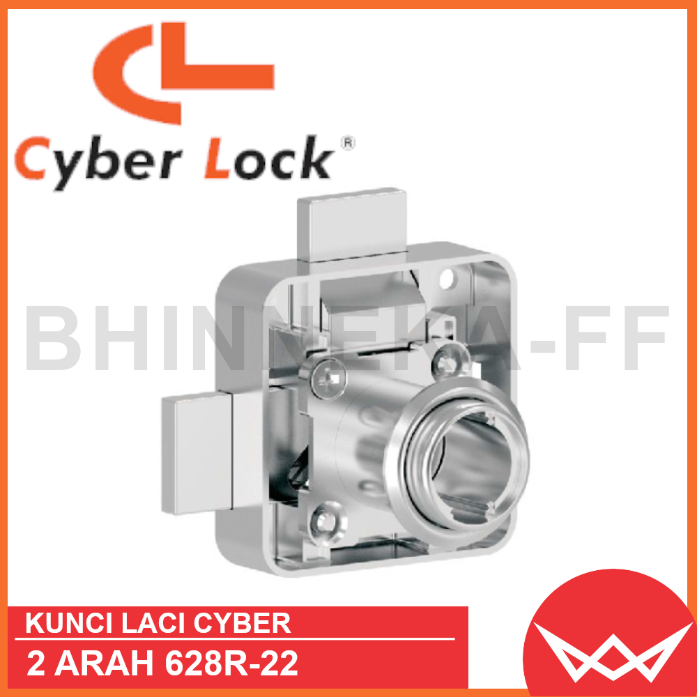 Jual CYBER LOCK DRAWER LOCK TWO-WAY LOCK 628R | Shopee Indonesia