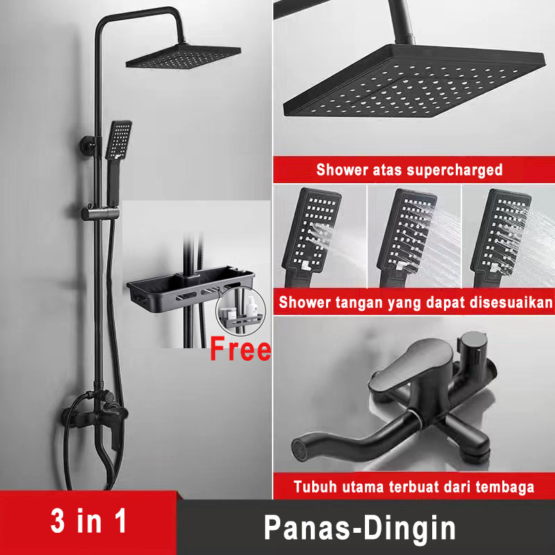 Jual ⚡Ready&Garansi 3 tahun⚡KERROGEE Keran shower Set Kamar Mandi Kelas ...