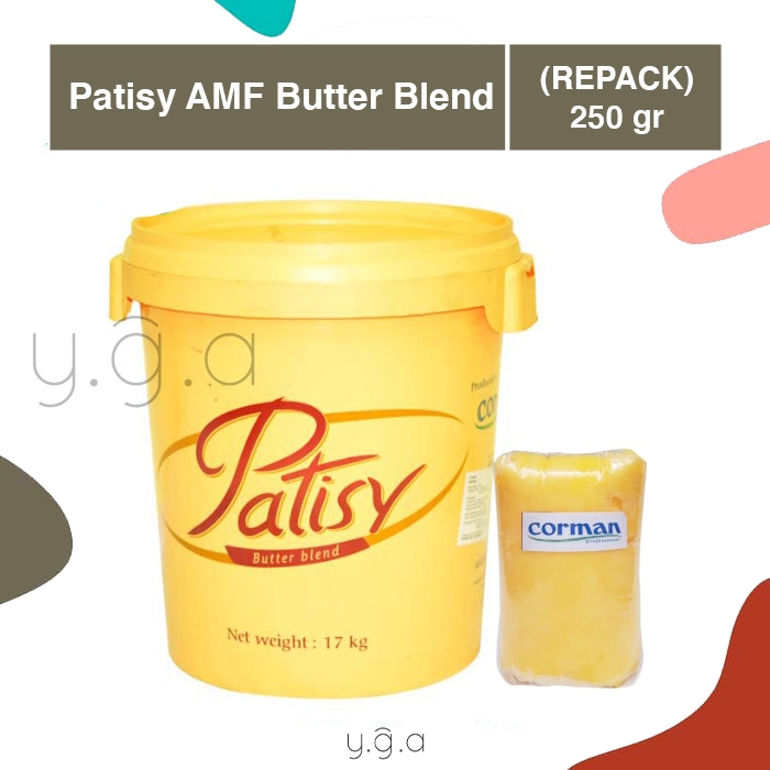 Jual Corman Patisy AMF Butter Blend (REPACK) 250gr / Mentega Pengganti ...