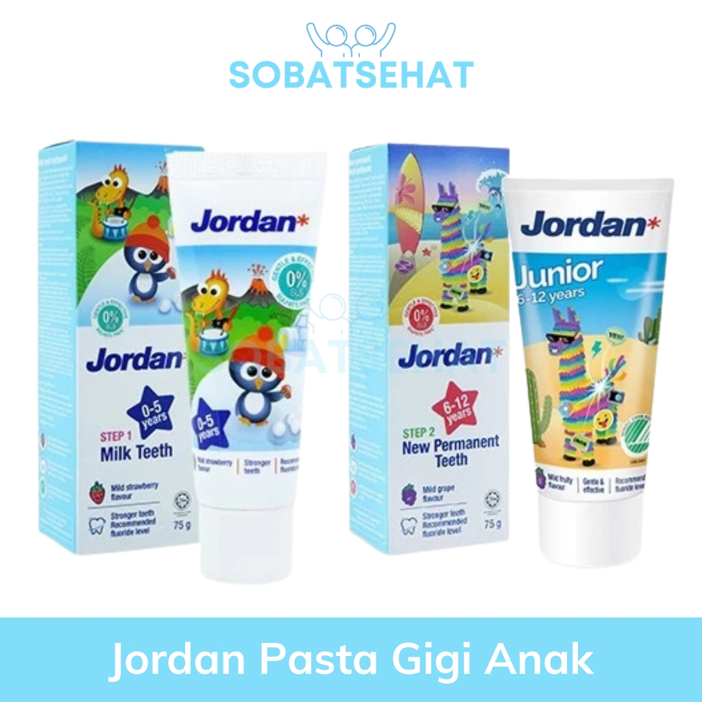 Jual Jordan Kids Toothpaste / Pasta Gigi Anak | Shopee Indonesia