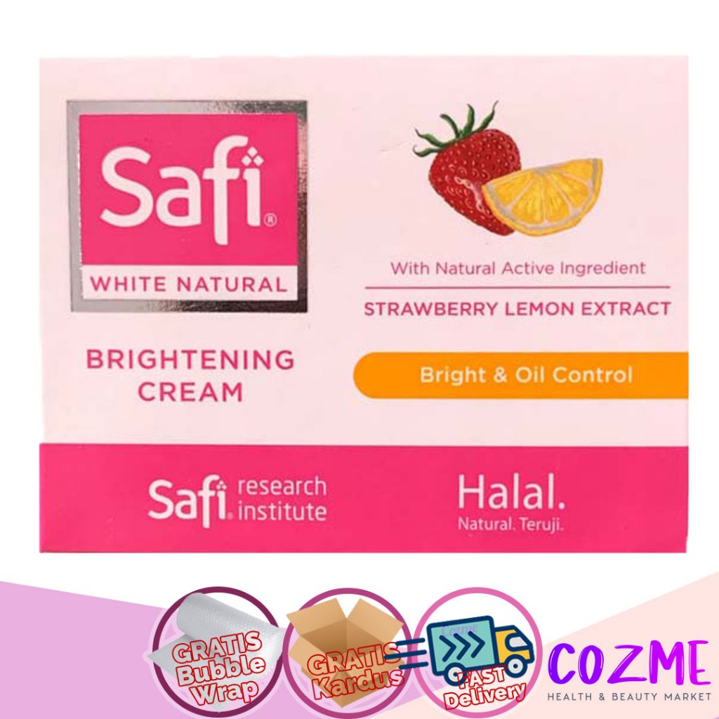 Jual Safi Brightening Cream Strawberry Lemon Extract | Shopee Indonesia