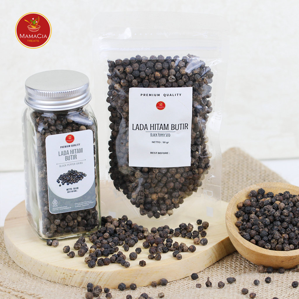 Jual Mamacia Treats Lada Hitam Butir / Merica Hitam / Whole Black ...