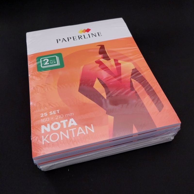 Jual (1 pack) Buku Nota Kontan 2 ply Paperline / Nota Besar Rangkap 2 ...