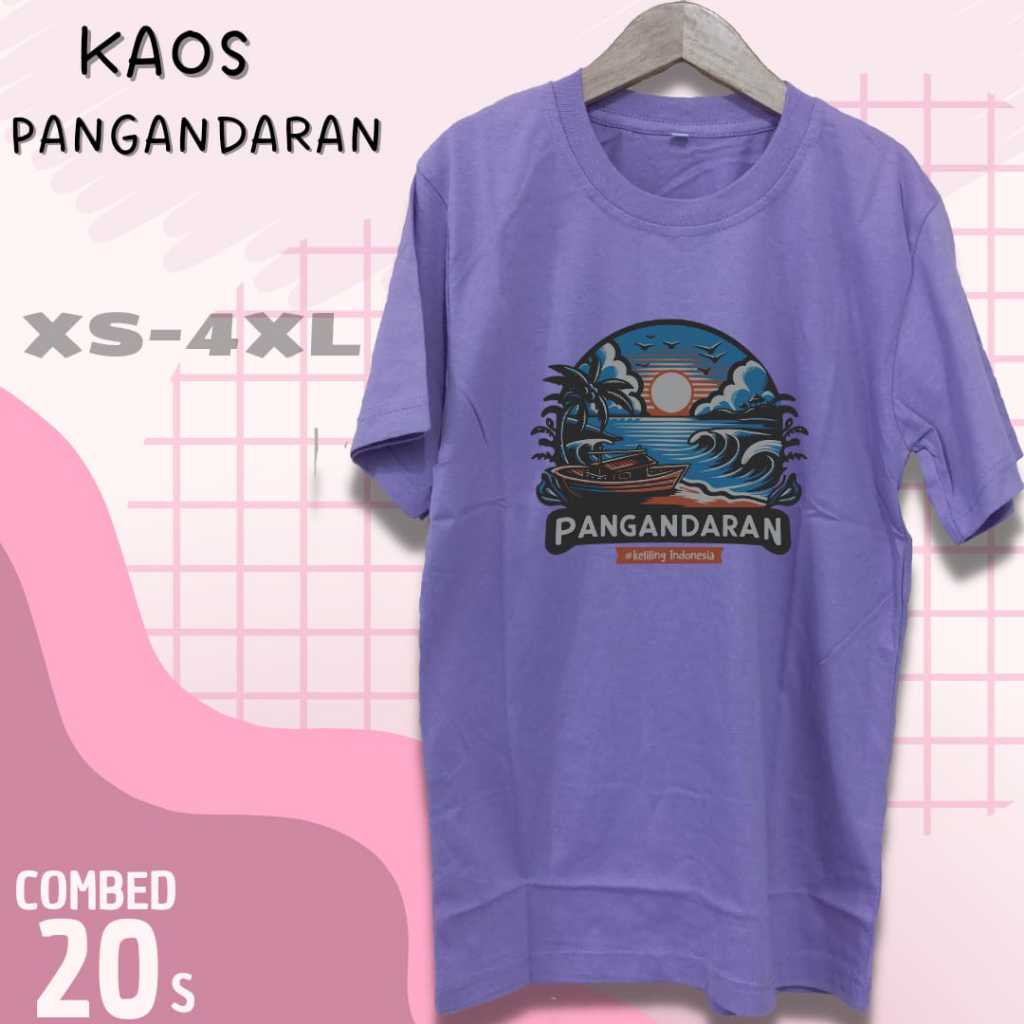 Jual Kaos Oleh-oleh Pangandaran Sun Keliling Indonesia Destinasi Wisata ...