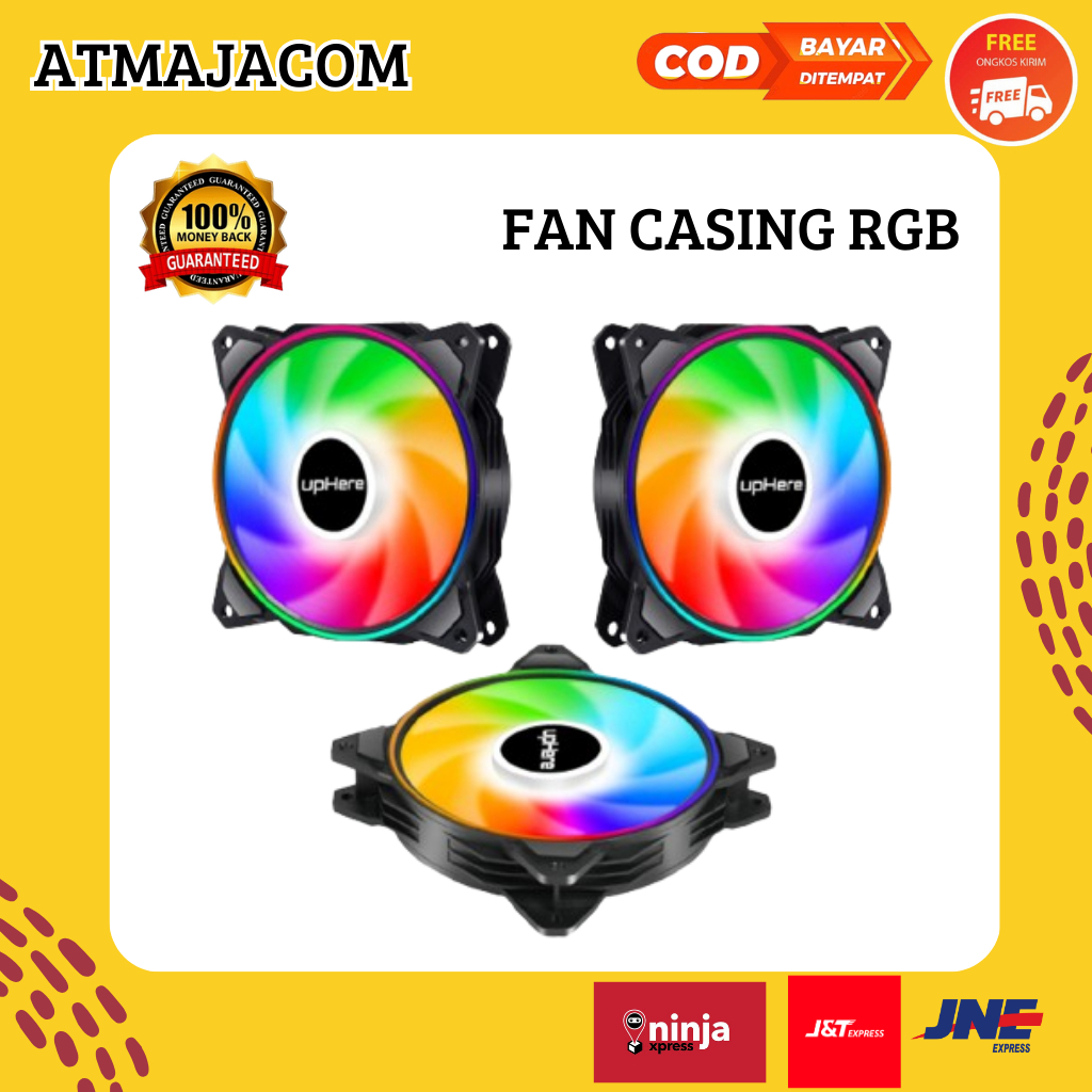 Jual FAN CASING 12CM RGB RAINBOW LED FAN - FAN CASING 120MM - VARRO ...