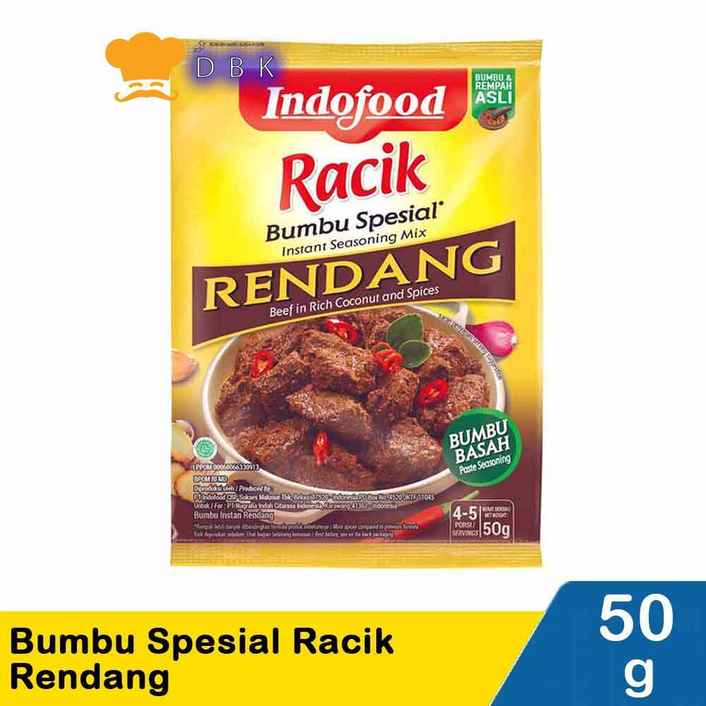 Jual Indofood racik rendang 50gr Bumbu instant special | Shopee Indonesia