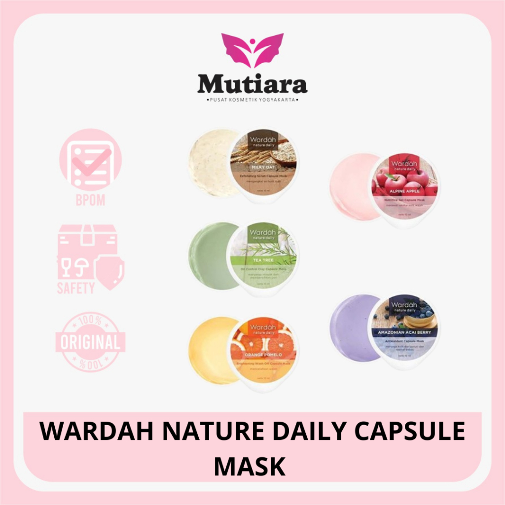 Jual WARDAH NATURE DAILY CAPSULE MASK 10 ML | Shopee Indonesia