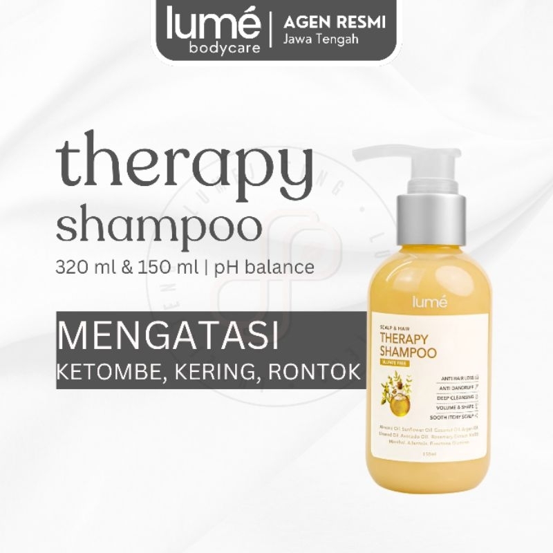Jual Lume Scalp Hair Therapy Shampoo Sampo Sampho Non Sulfat SLS Anti ...