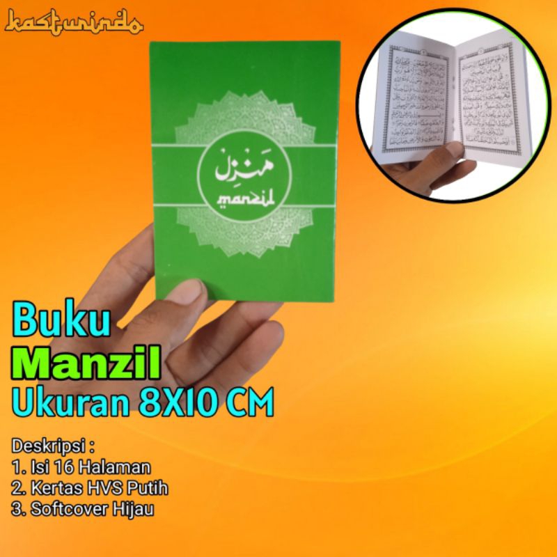 Jual Buku Kitab Manzil Ayat Ayat Pilihan Al-Qur'an Ukuran 8x10 Cm 16 ...