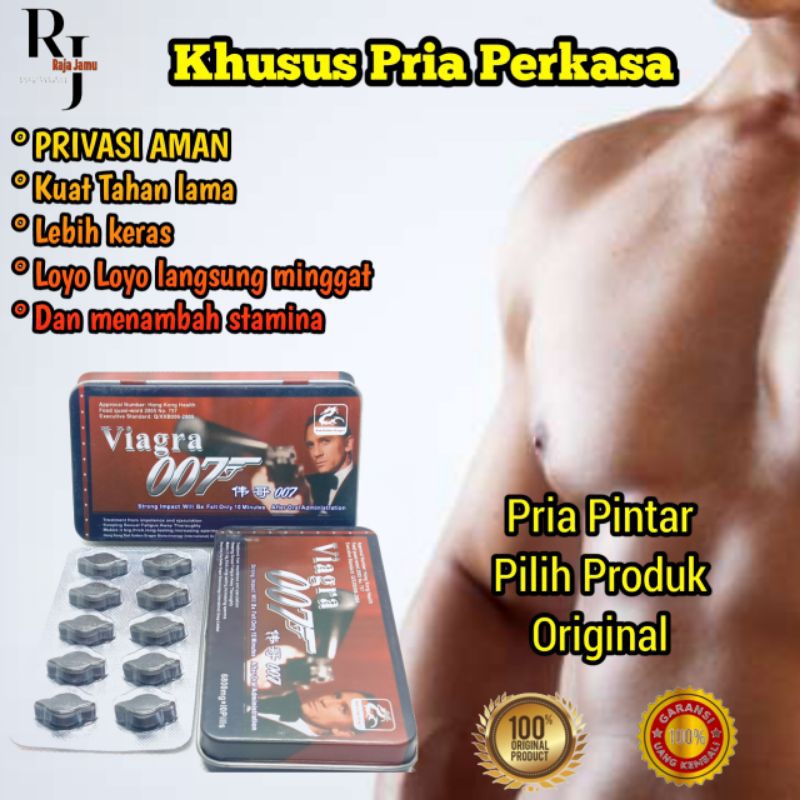 Jual OBAT KUAT PRIA VIAGRA 007 original obat kuat pria tahan lama | Shopee Indonesia