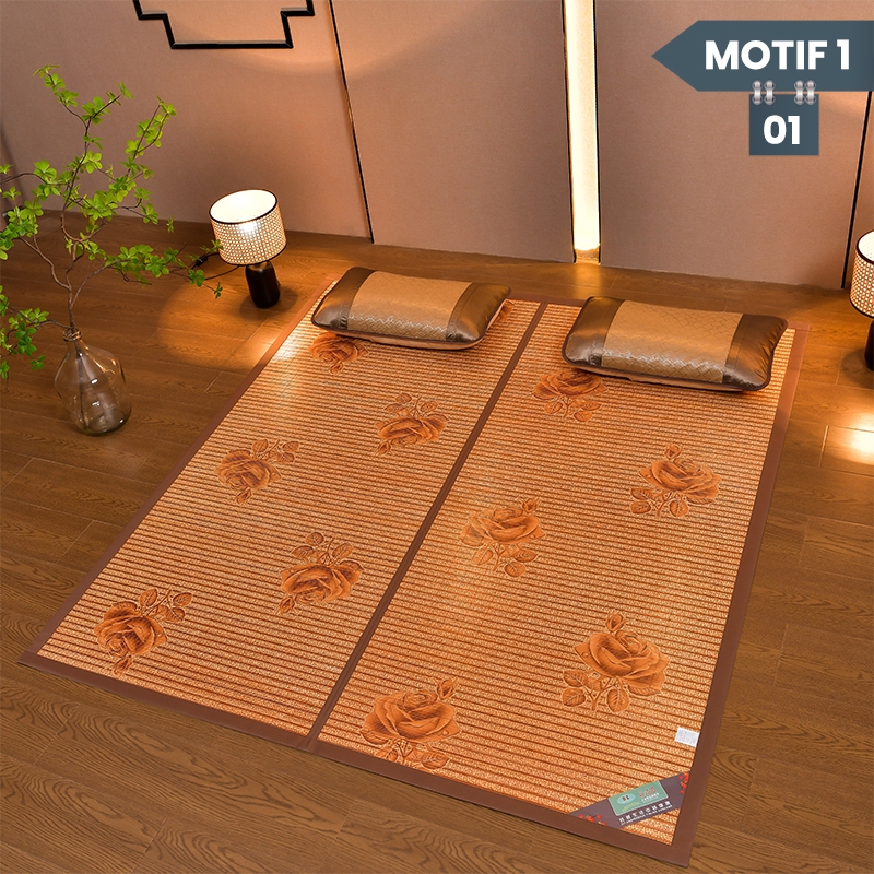 Jual NEW!! Tikar Lipat Bambu / Karpet Rotan Halus Premium Uk 160cm x ...