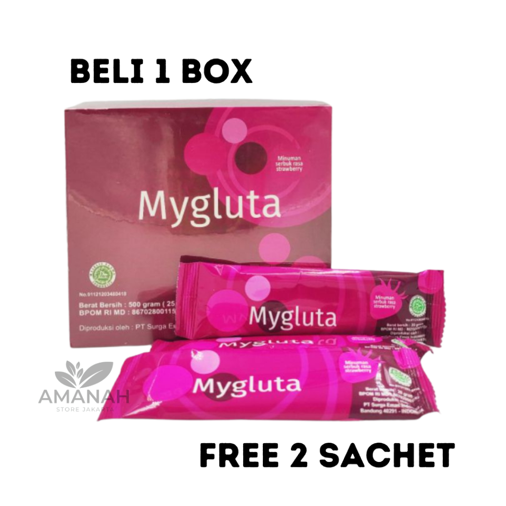Jual Mygluta minuman suplemen kesehatan Serbuk Glutathione plus ...
