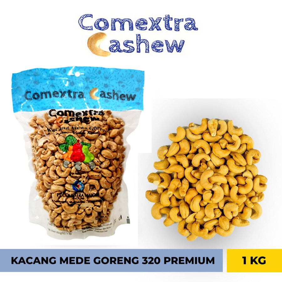 Jual Kacang Mede Comextra Goreng Utuh 320 Premium 1 Kg - Sulawesi ...