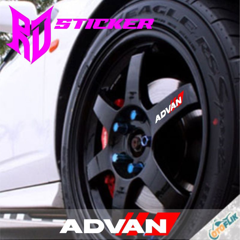 Jual sticker mobil sticker velg advan | Shopee Indonesia