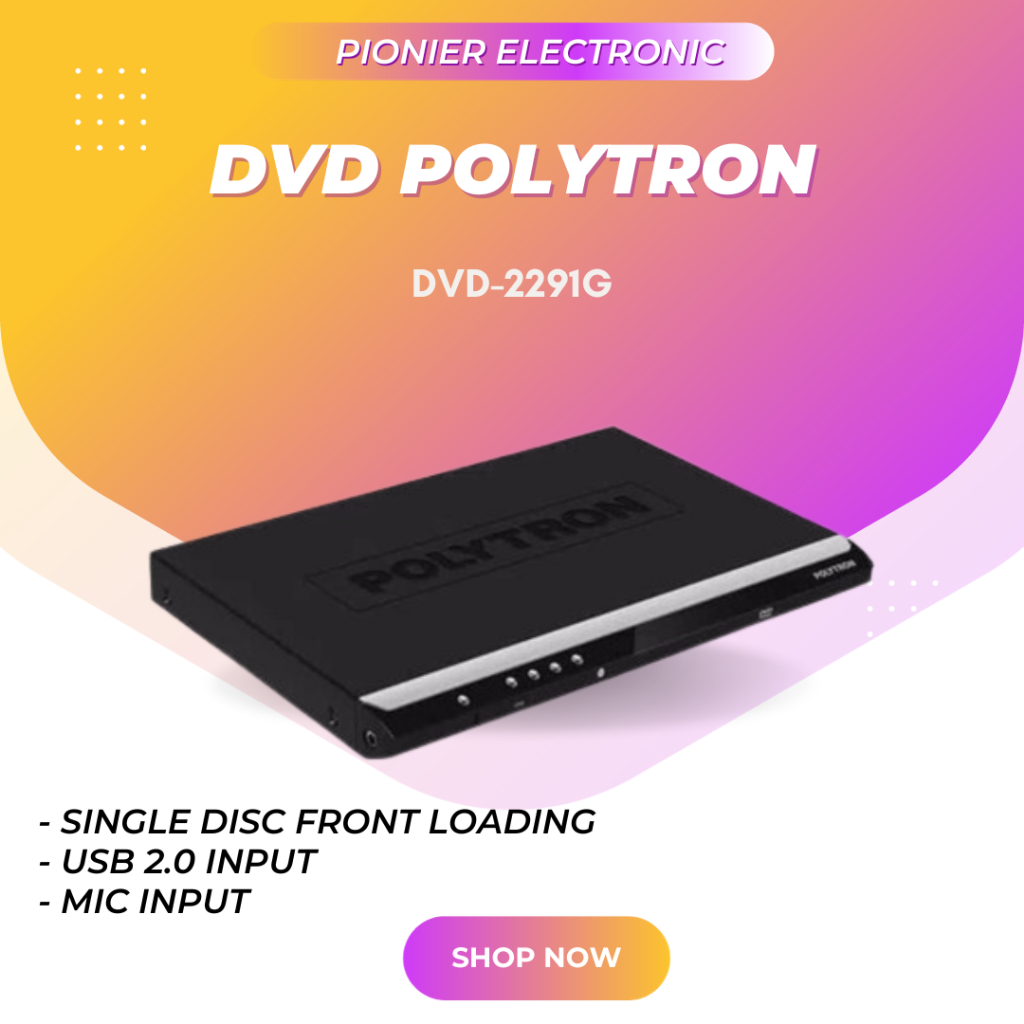 Jual [EKS - DISPLAY] POLYTRON DVD PLAYER DVD-2291G | Shopee Indonesia