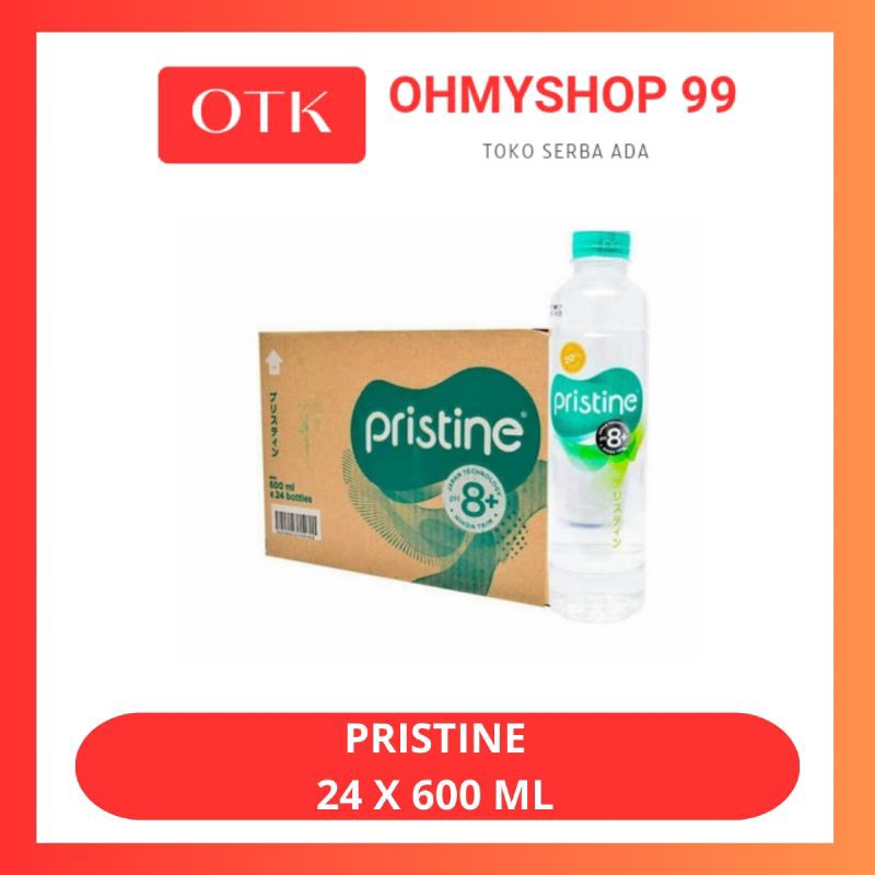 Jual Pristine Air Mineral Ph 8.6+ 600ml 1 Dus - 24pcs | Shopee Indonesia