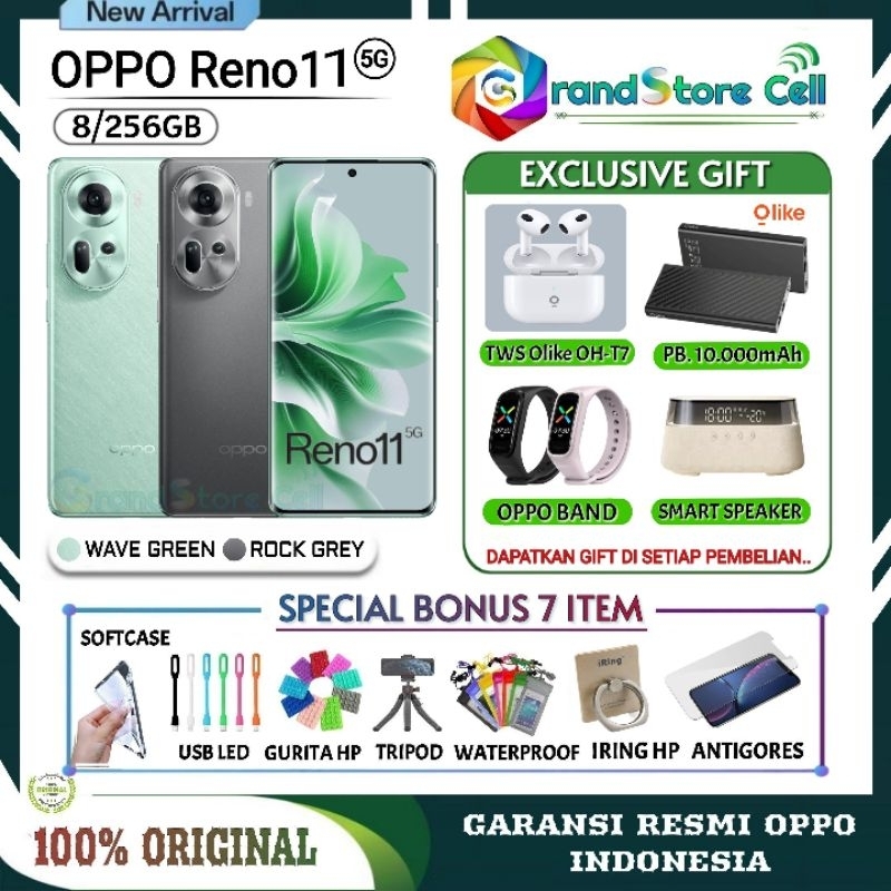Jual OPPO RENO11 5G RAM 8/256 GB | OPPO RENO 11 5G RAM 8/256 GB GARANSI ...