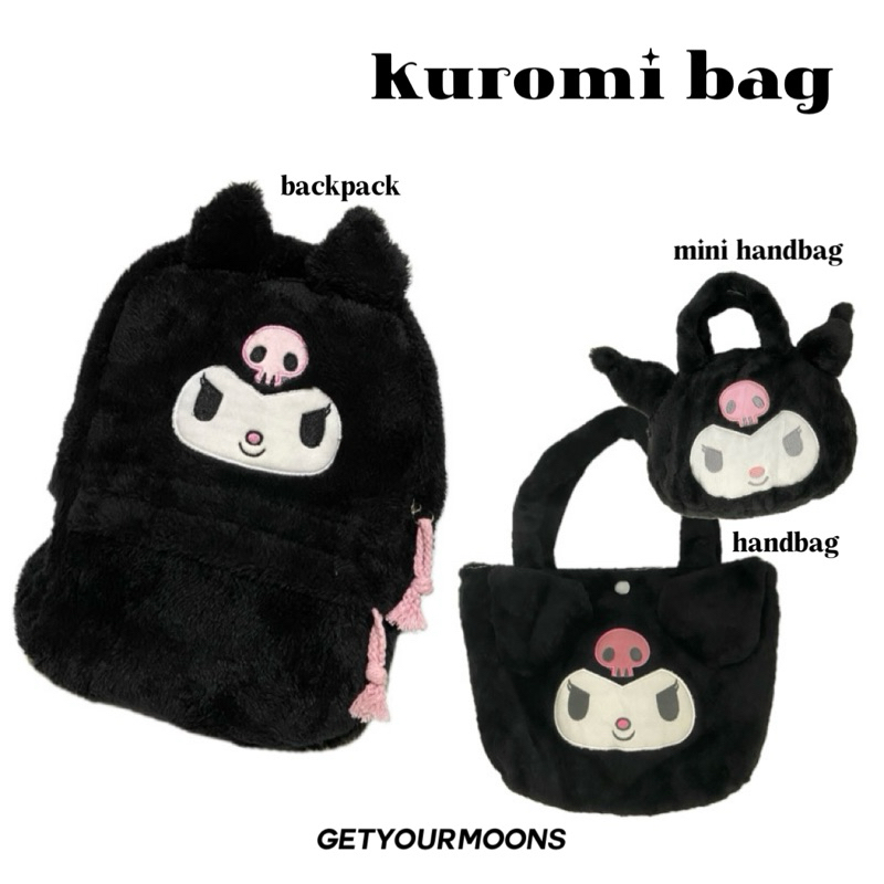 Jual kuromi mini backpack, handbag, mini handbag | Shopee Indonesia