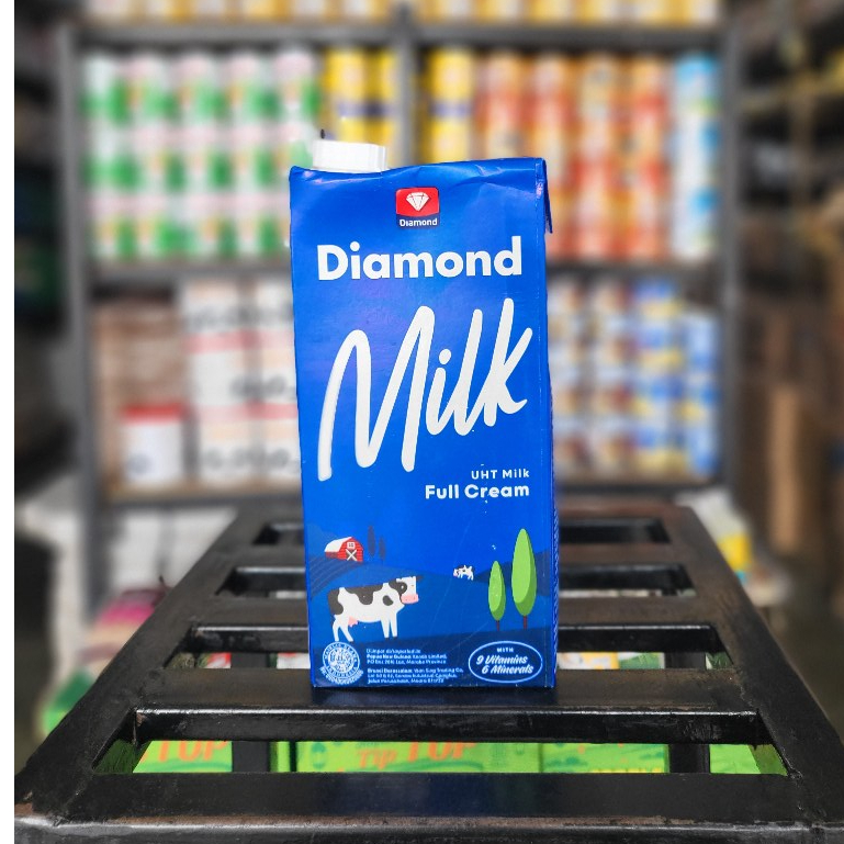 Jual Susu UHT Full Cream Diamond 1 liter | Shopee Indonesia