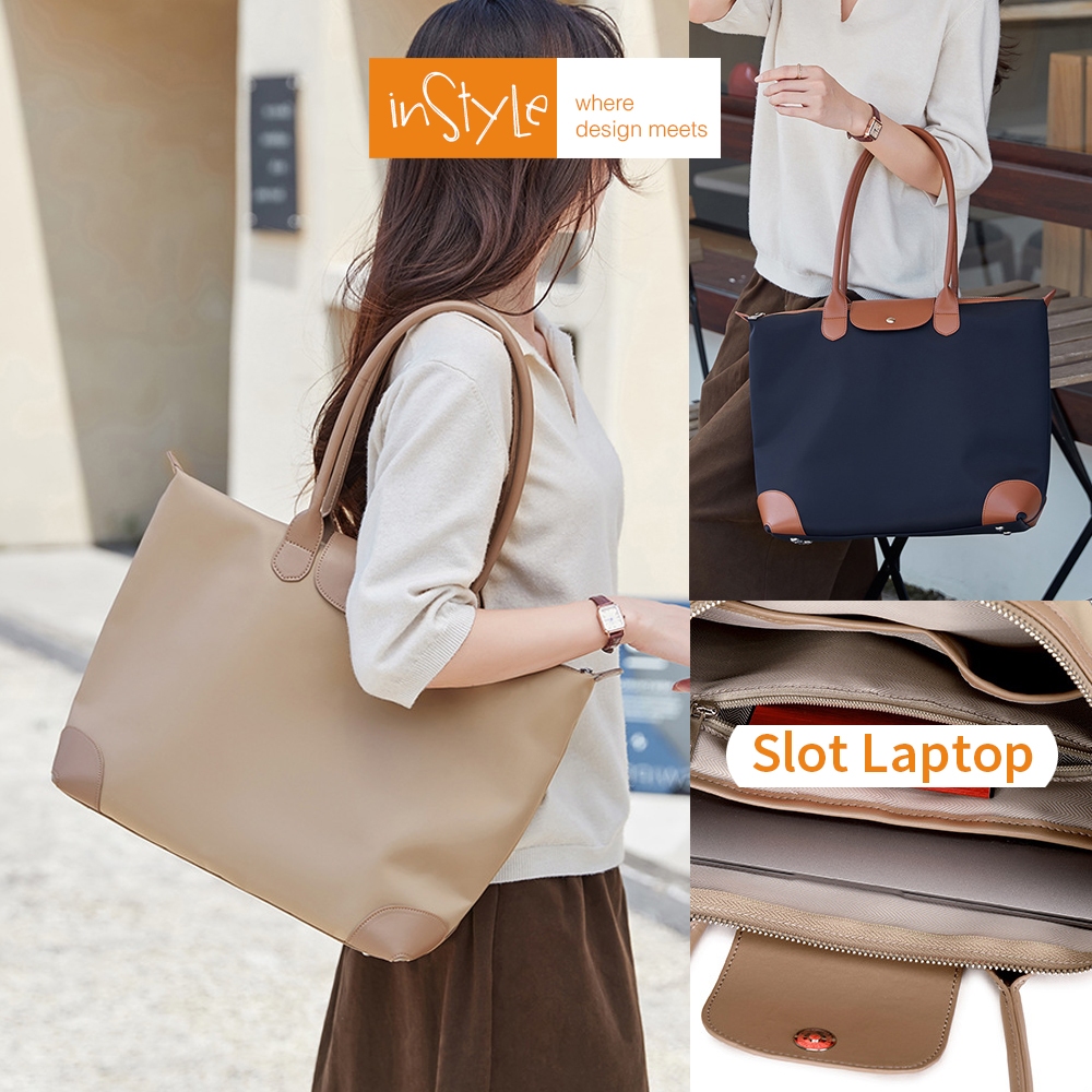 Jual Tas Laptop 14 inch Bahu Premium Nilon Oxford Anti-Air Wanita ...