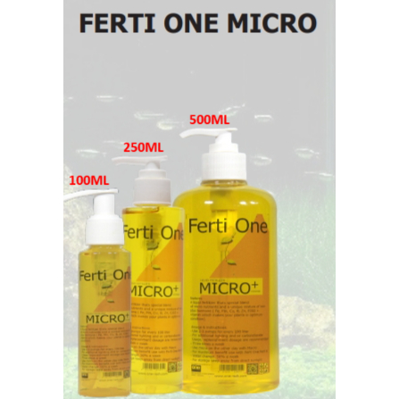 Jual Ferti One Micro Micro+ Pupuk Cair Aquascape Aquarium 100ML 250ML ...