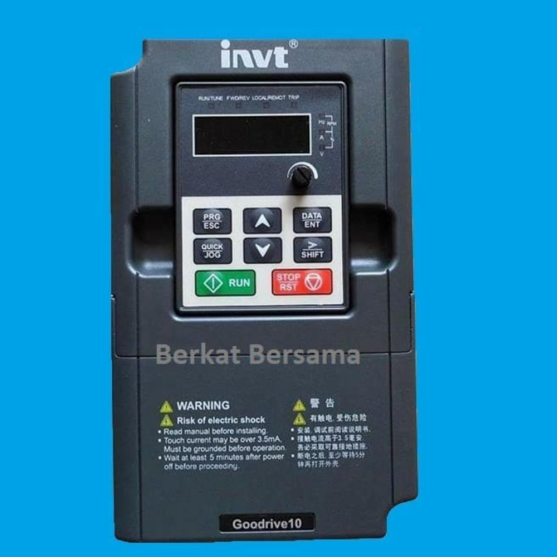 Jual INVT Inverter GD10 0.4Kw Input 220v 1phase Out 220v 3phase Diskon | Shopee Indonesia