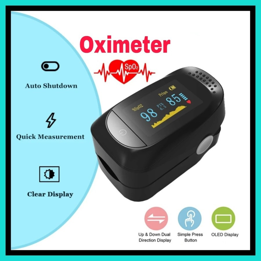 Jual Oximeter A2 ORIGINAL Saturasi Kadar Oksigen Fingertip Pulse ...