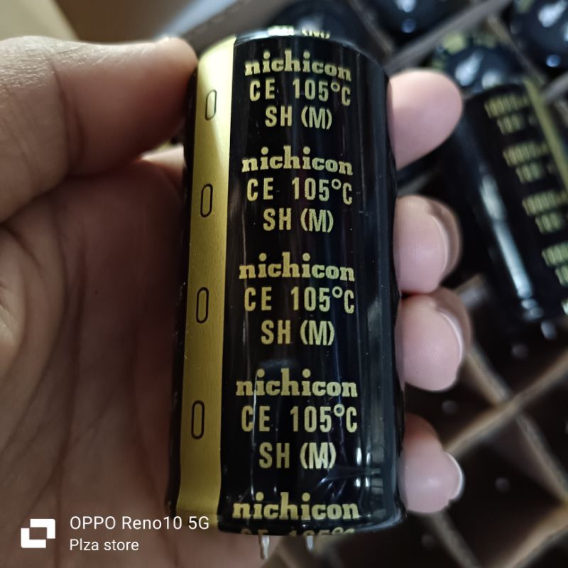 Jual ELCO NICHICON 100V 10000UF BLACK GOLD ORIGINAL/ELKO 100VOLT ...