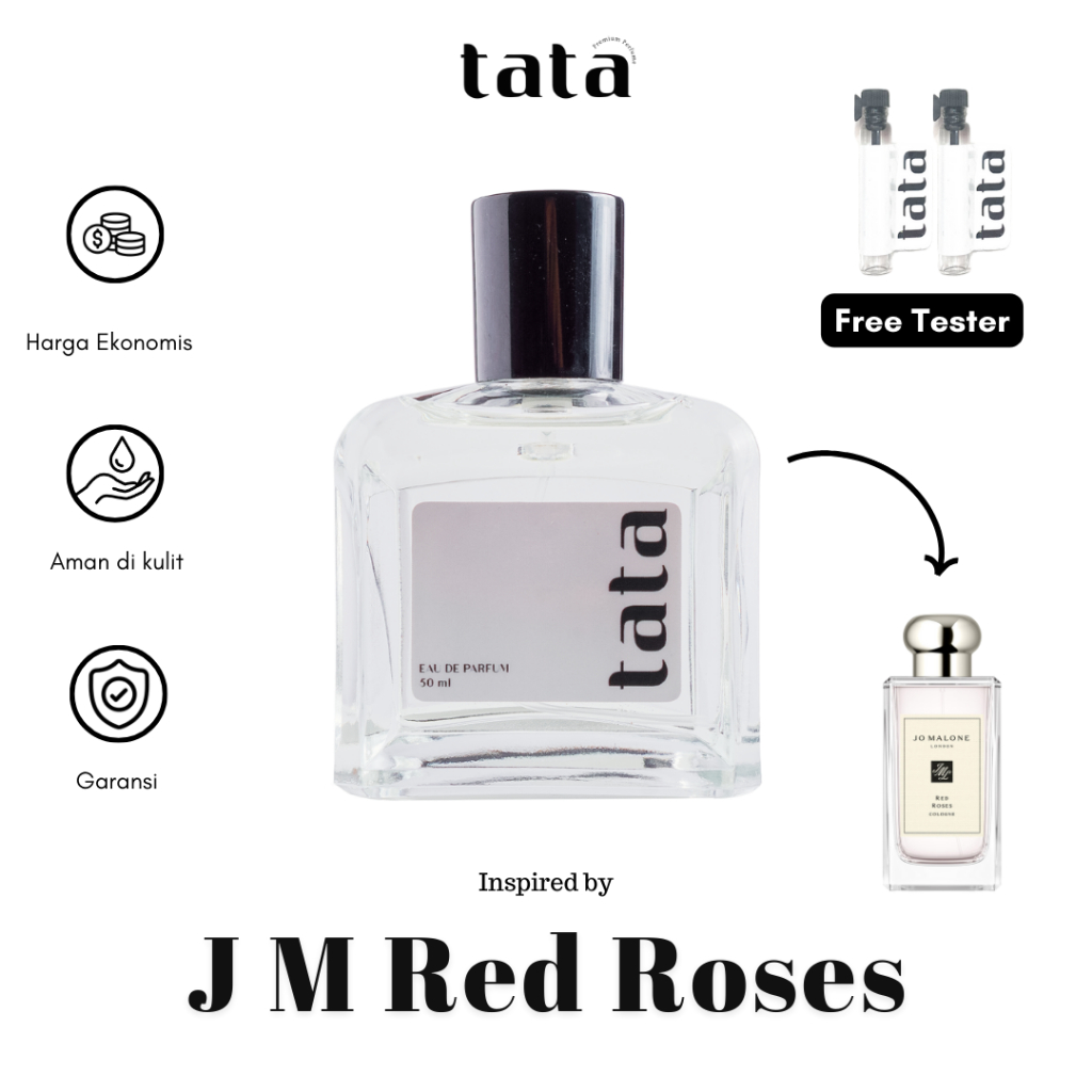 Jual JM Red Roses Inspired Premium Parfum by Tata Perfume | Shopee ...