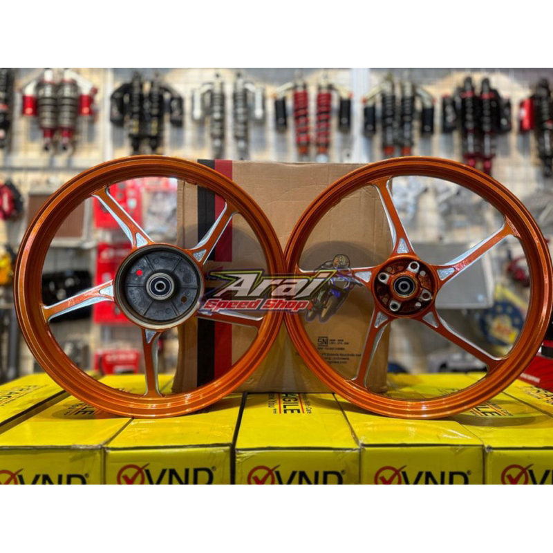 Jual Velg Rossi Prime Model AK55 VND Jupiter / F1ZR / MX Old Orange ...