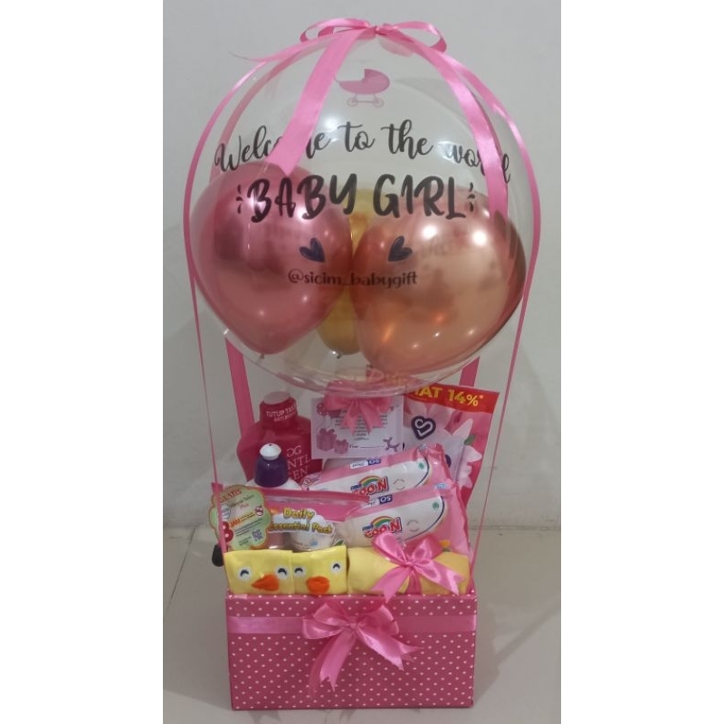 Jual [MADE BY REQUEST]bucket balon kekinian/buket hampers/hampers baby ...