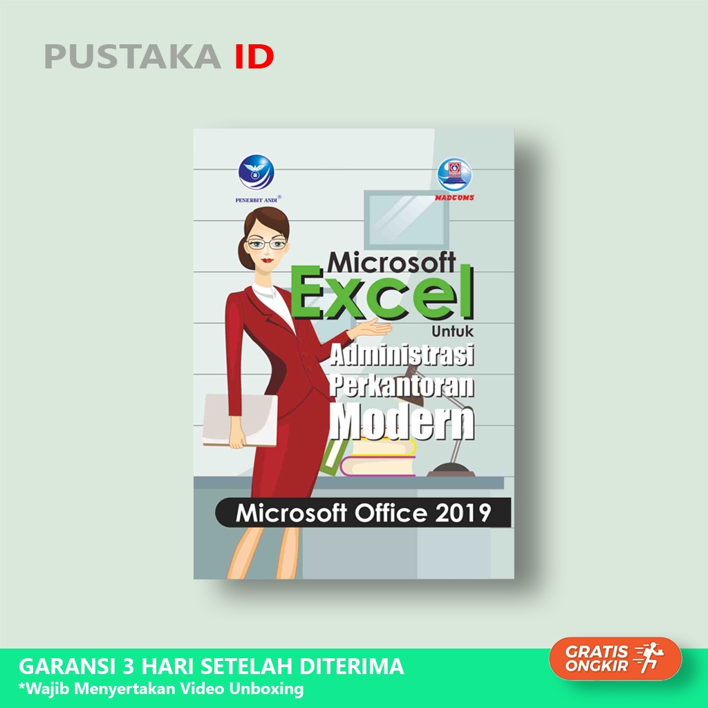 Jual Buku Microsoft Excel Untuk Administrasi Perkantoran Modern, Microsoft Office 2019 ...