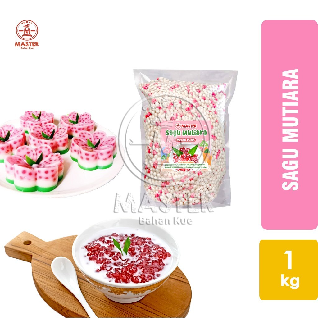 Jual Sagu Mutiara Merah Putih / Sago Pearl [1 Kg] | Shopee Indonesia