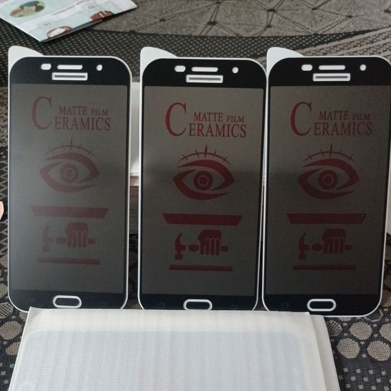 Jual Temper glas / Anti gores hitam type HP SAMSUNG A5 2017 / A520 spay ...