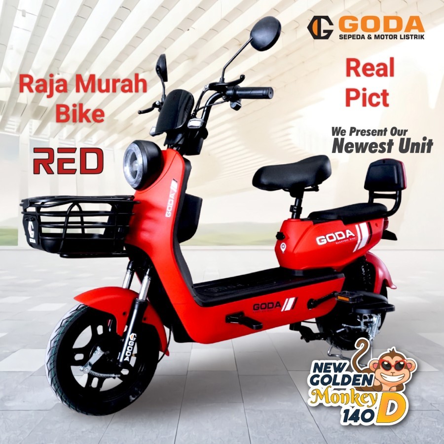 Jual Sepeda Listrik Goda 140 D Golden monkey Bike Terbaru Termurah ...