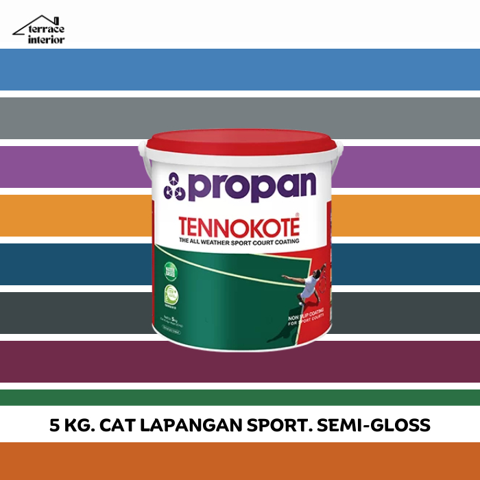 Jual Cat Lapangan Sport Court Propan Tennokote 5 Kg | Shopee Indonesia