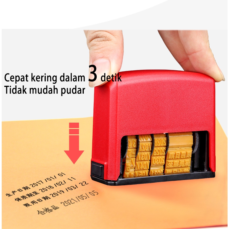 Jual Stempel Tanggal Custom Otomatis Dengan EXP Stempel Tanggal ...