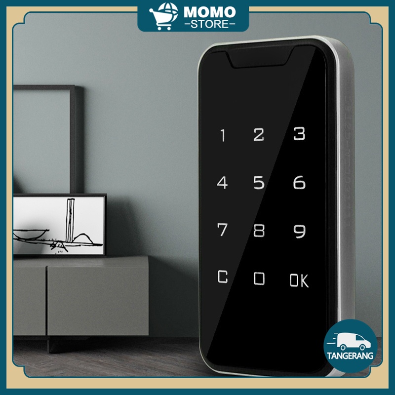 Jual Smart Password Lock Electronic Digital Door Keypad Touch Screen ...