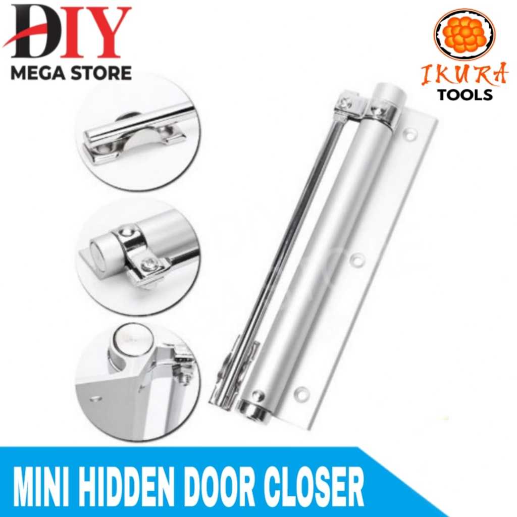 Jual Door closer mini alat penutup penahan pintu otomatis kecil hidden ...