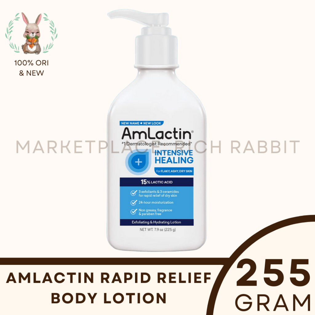 Jual Amlactin Rapid Relief 15% Lactic Acid Restoring Lotion Pelembab ...