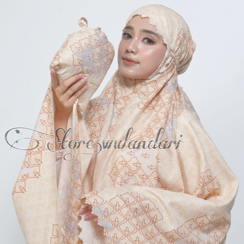 Jual Mukena printing lasercut 2in1 HANUM By Store.wulandari mukena ...