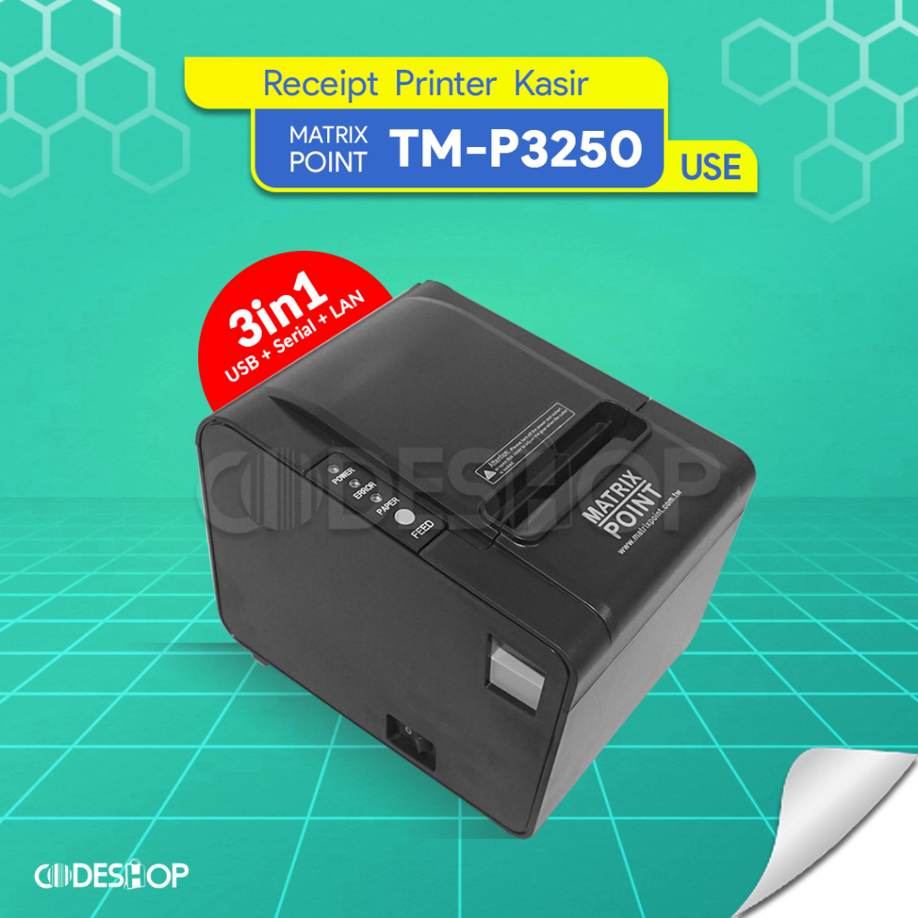 Jual Printer Thermal Matrix Point TM-P3250 Cetak Struk Resto Cafe Toko ...