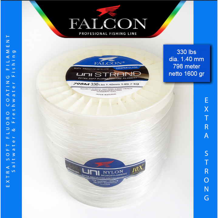 Jual Senar Pancing Falcon Uni strand Big Game 1600 gram | Shopee Indonesia