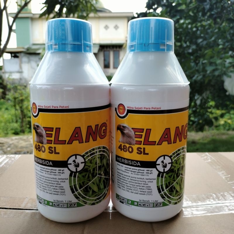 Jual Herbisida ELANG 480 SL 1 Liter Obat Pembasmi Rumput Tuntas Sampai ...